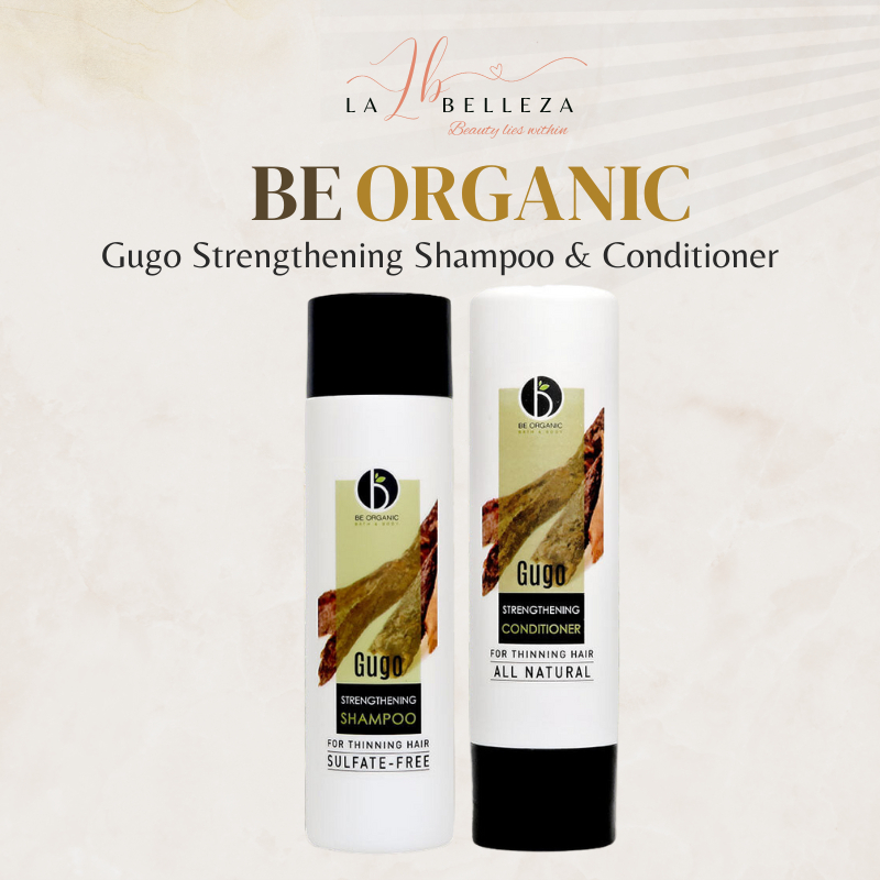 Be Organic Gugo Shampoo & Conditioner Set | Sulfate-Free All Natural ...