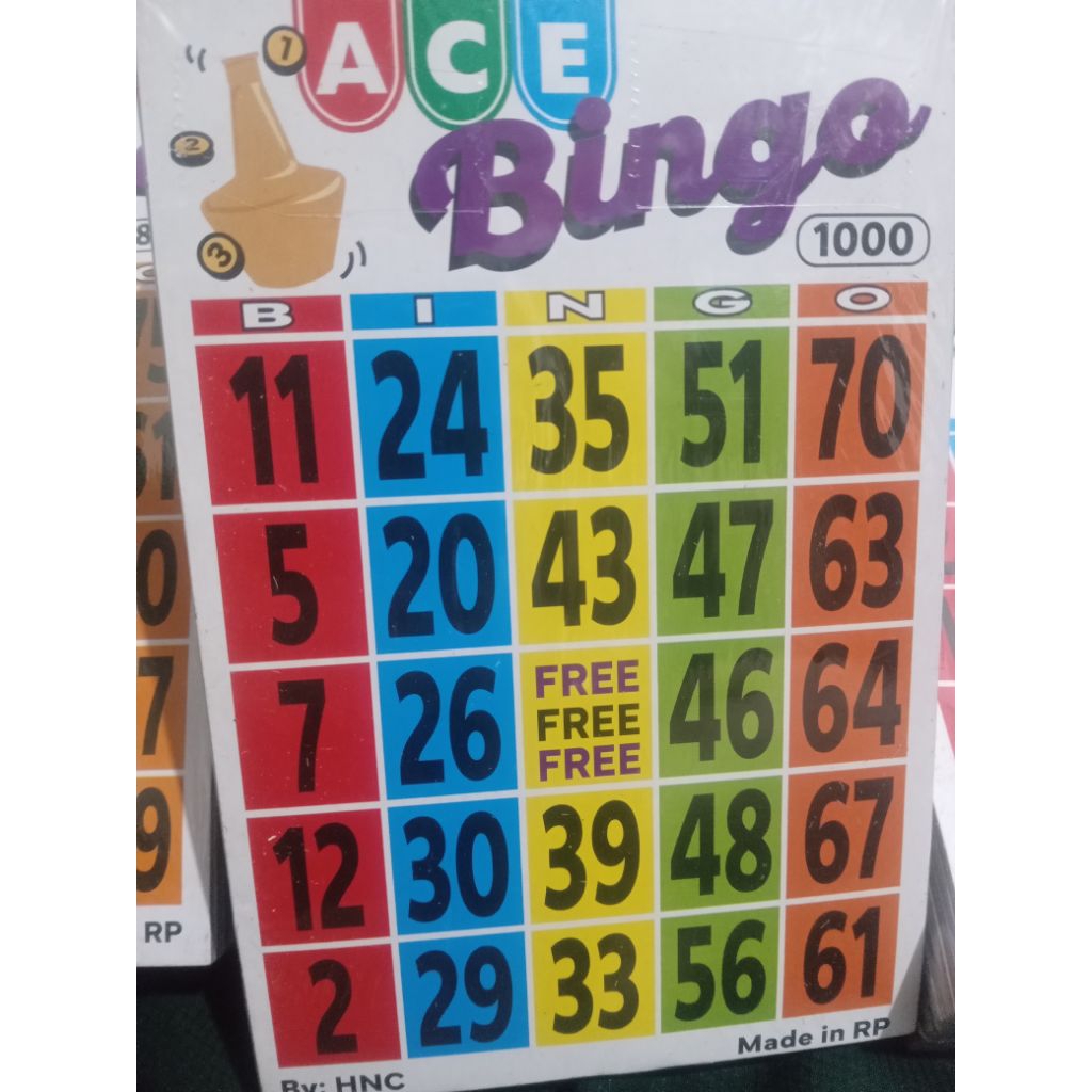 Multi Color Bingo Card/assorted color | Shopee Singapore