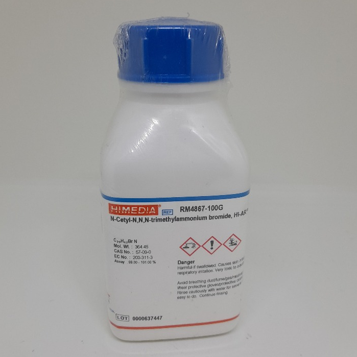 HIMEDIA CTAB (cetyltrimethylammonium bromide) 100g Laboratory Grade ...