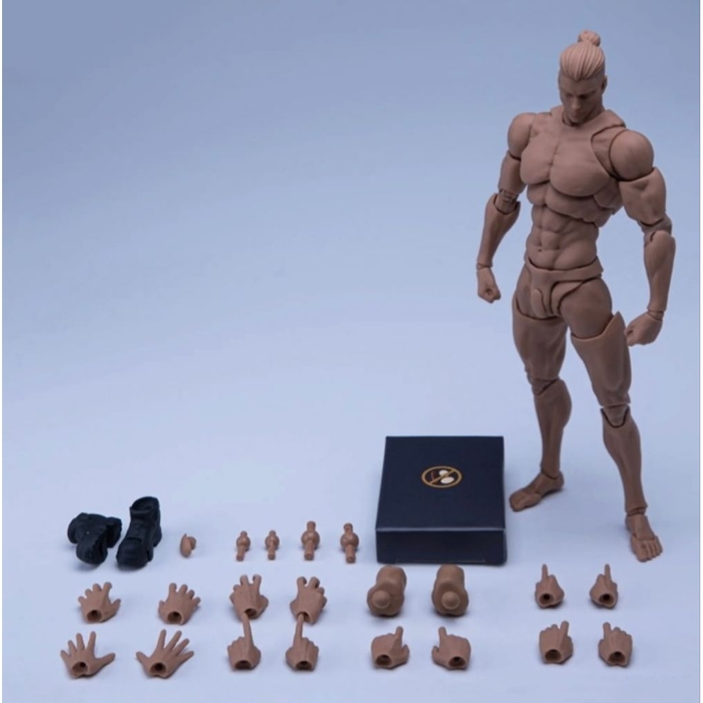 ROMANKEY X COWL 1/12 ACTION FIGURE MALE BODY (BLACK SKIN) | Shopee ...