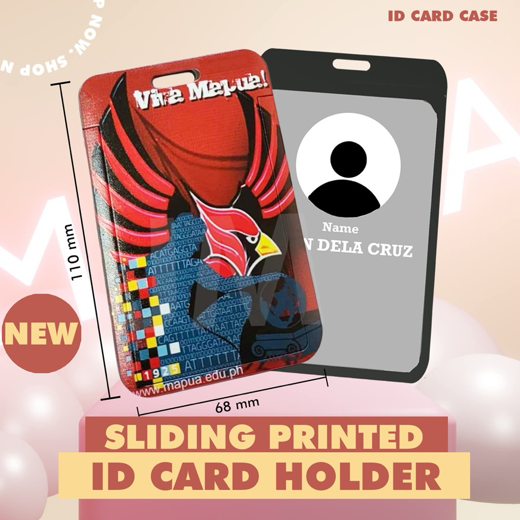 Sliding Mapua Card Case with Name Tags jnm | Shopee Singapore