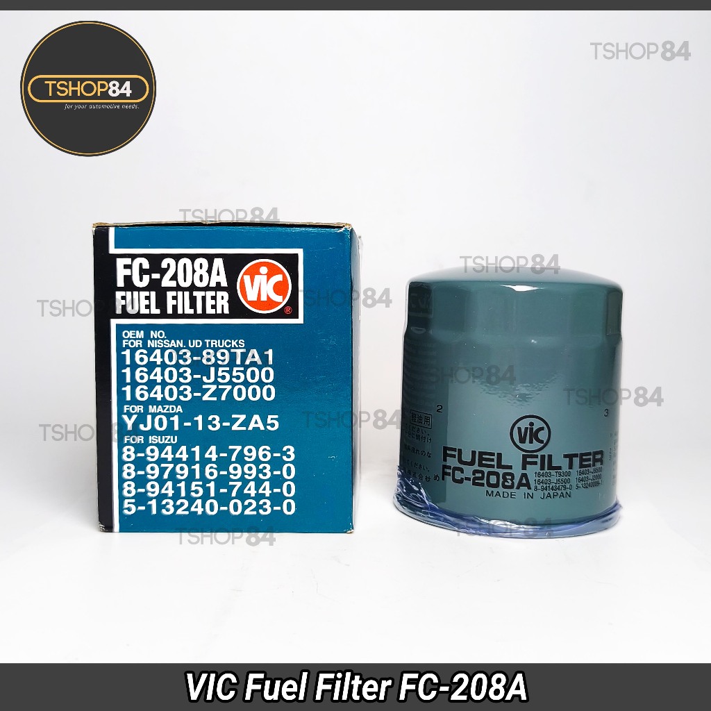 VIC Oil Filter FC-208A Isuzu Elf Nissan Navara Patrol Safari Toyota ...