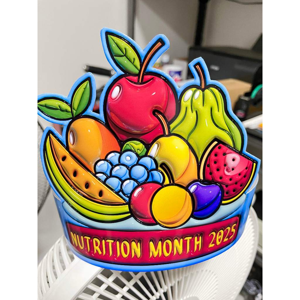 10 PCS NUTRITION MONTH HEADDRESS HAT_3D DESIGN COLORED | Shopee Singapore