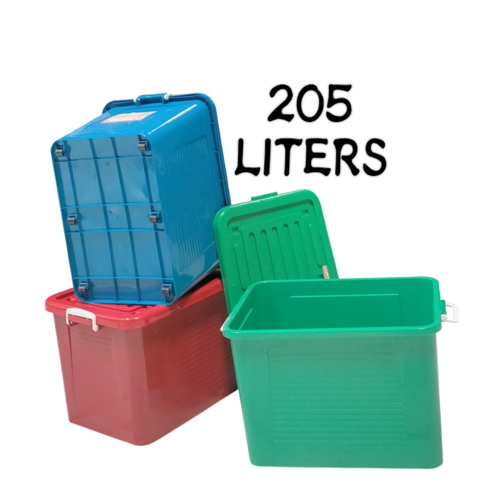 STORAGE BOX 205L J&T MASTER BOX COLORED HEAVY DUTY 10K (Random Color ...