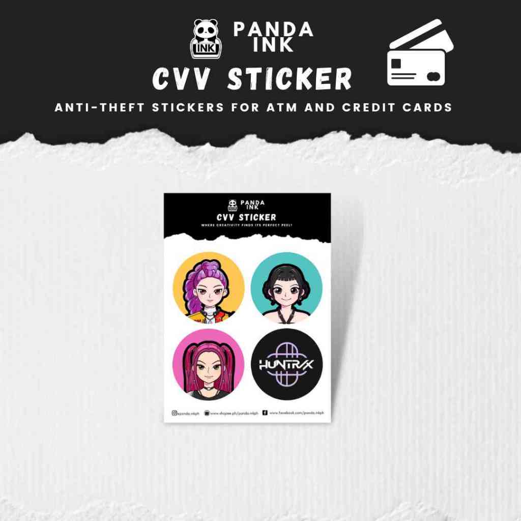 CVV Sticker Kpop Demon Hunter Huntrix Rumi Zoey and Mira | Shopee Singapore