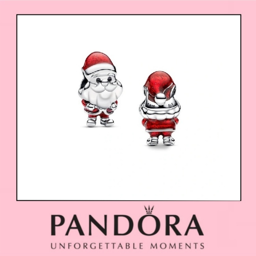 Red Enamel Craft Fun Santa Claus String Decoration Authentic | Shopee ...