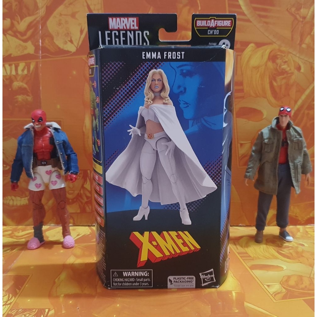 MARVEL LEGENDS EMMA FROST FROM CH'OO BAF WAVE (BOX NOT MINT) | Shopee ...