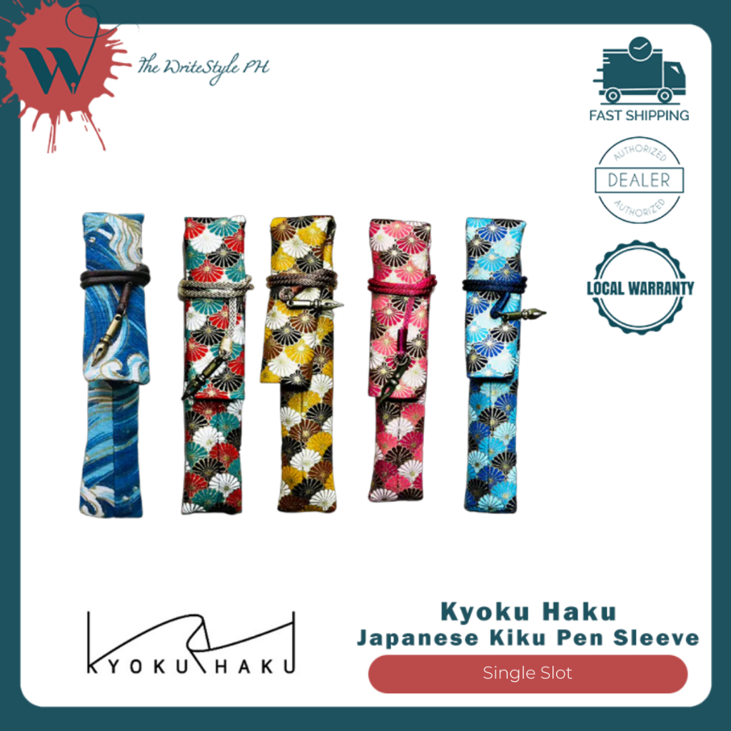 Kyoku Haku Japanese Kiku Pattern Pen Sleeve | Shopee Singapore