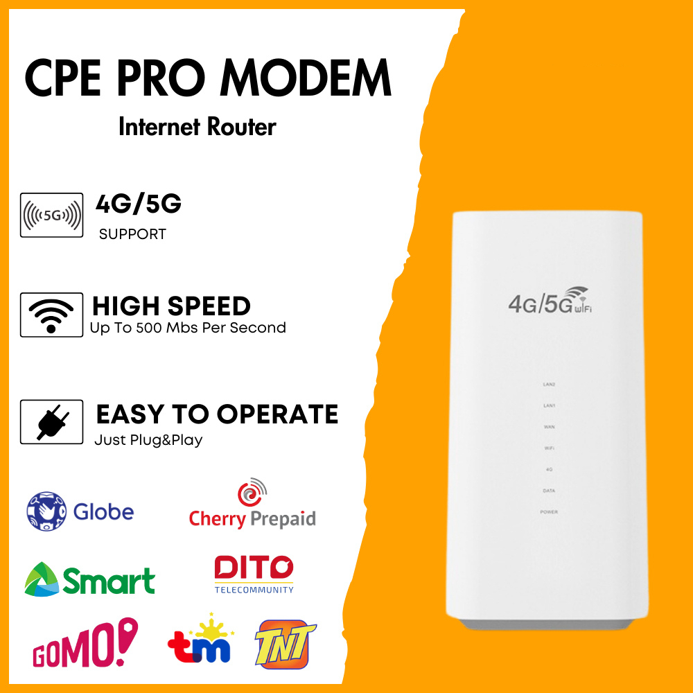 CPE PRO Modem WiFi Router Sim Card Modem 4G/5G Pro CPE for All Telco | Shopee Singapore