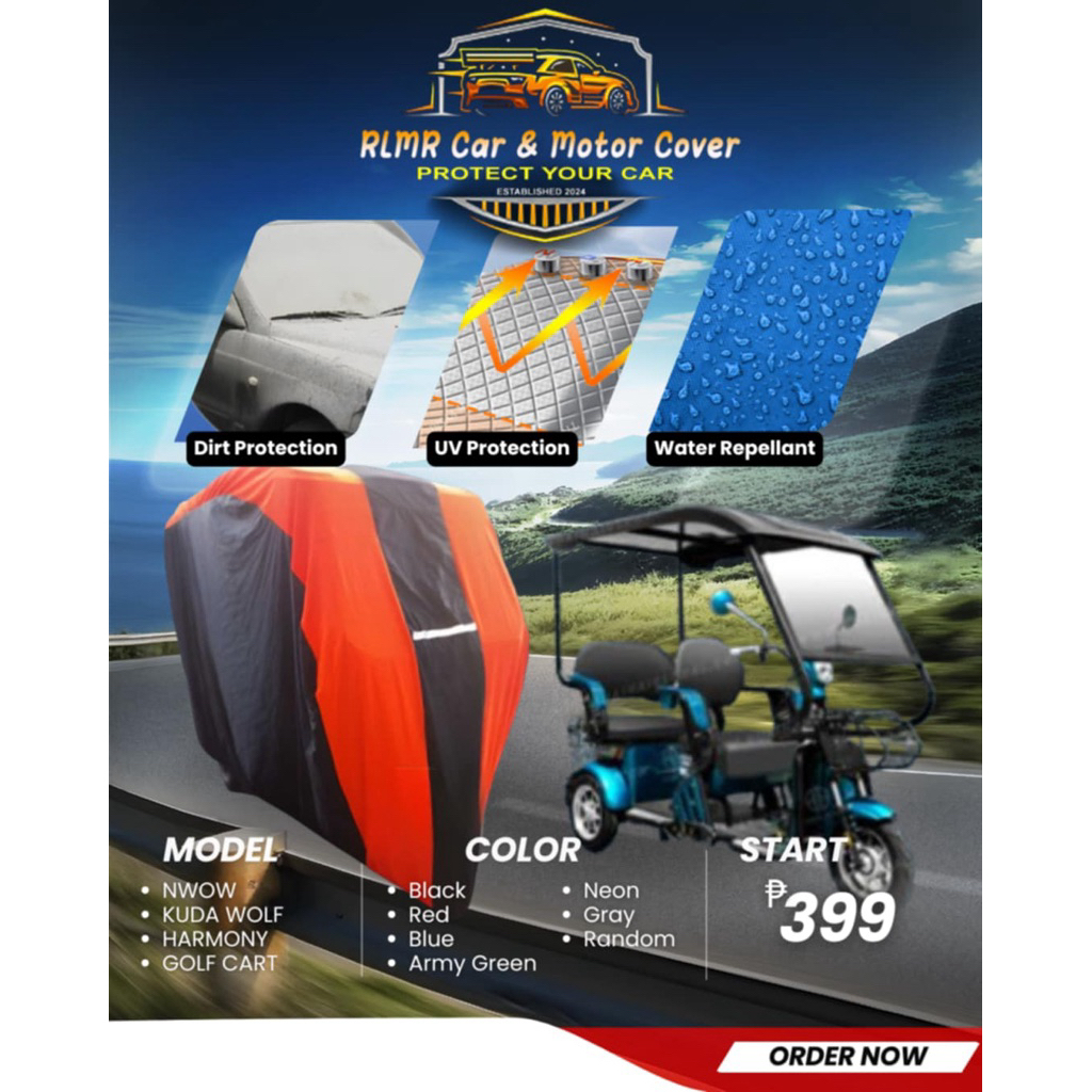 E-TRIKE / E-BIKE NWOW RUSI COVER 3 WHEELS / 4 WHEELS / PM YOUR UNIT ...