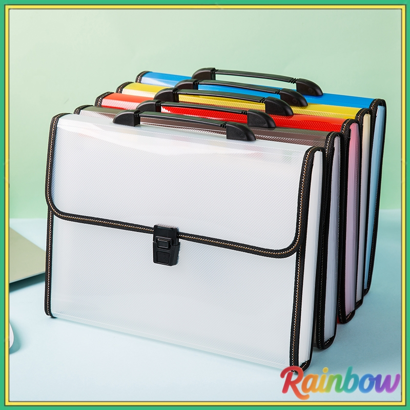 Rose Multi Layers Bag File Folder Student Business Document Bags Paper ...