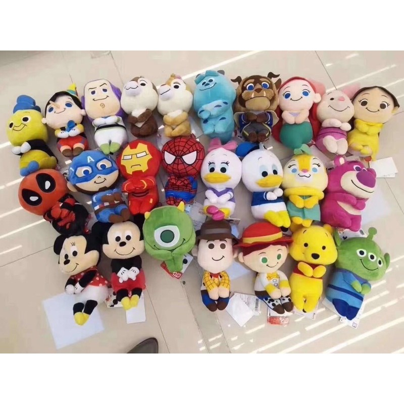 Disney Cartoons Plush Doll Stuffy Doll Monster woody,mickey,ariel ...