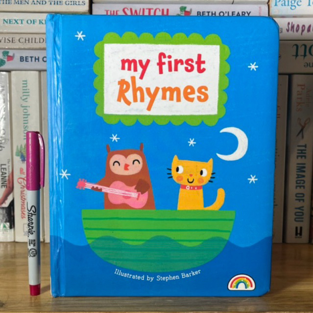 My First Rhymes Board Book by Stephen Barker | Nursery Rhymes Children ...