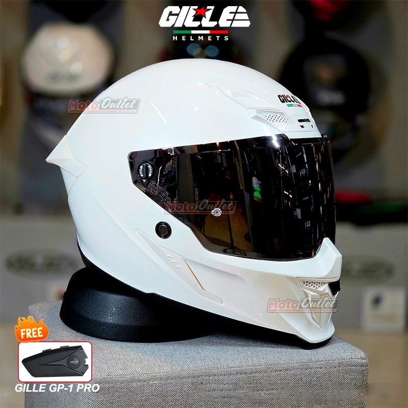 100%LEGIT GILLE ASTRAL PRO Full Face Helmet Dual Visor For Motorcycle ...