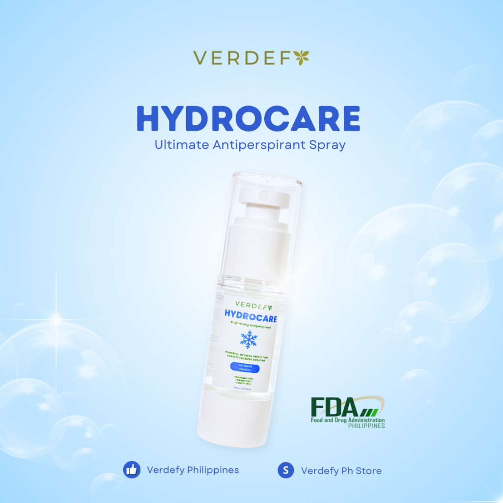 VERDEFY Hydrocare Antipersperant Deo Spray - Solution For Wet Underarms ...