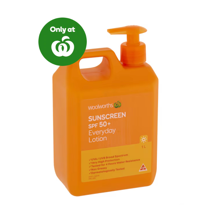 Woolworths Sunscreen Spf 50+ 1 Liter (Expiry October 2026) | Shopee ...
