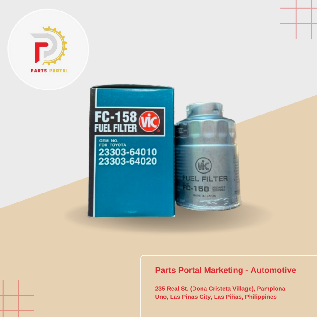 VIC Fuel Filter FC-158 for Toyota Tamaraw FX, Landcruiser, Revo ...