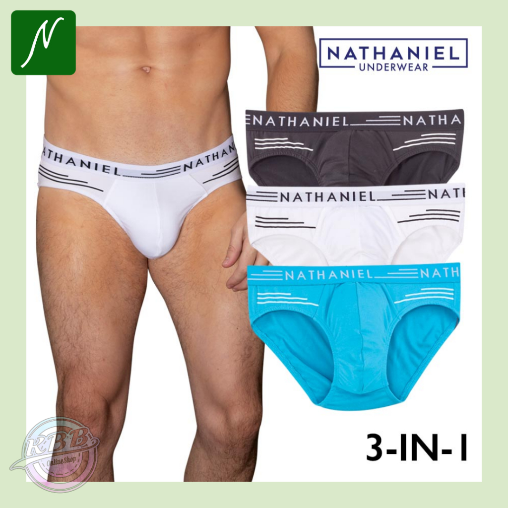 NEW! Natasha Nathaniel GILIGAN Men's 3 In 1 Bikini Brief Pack | Shopee Singapore