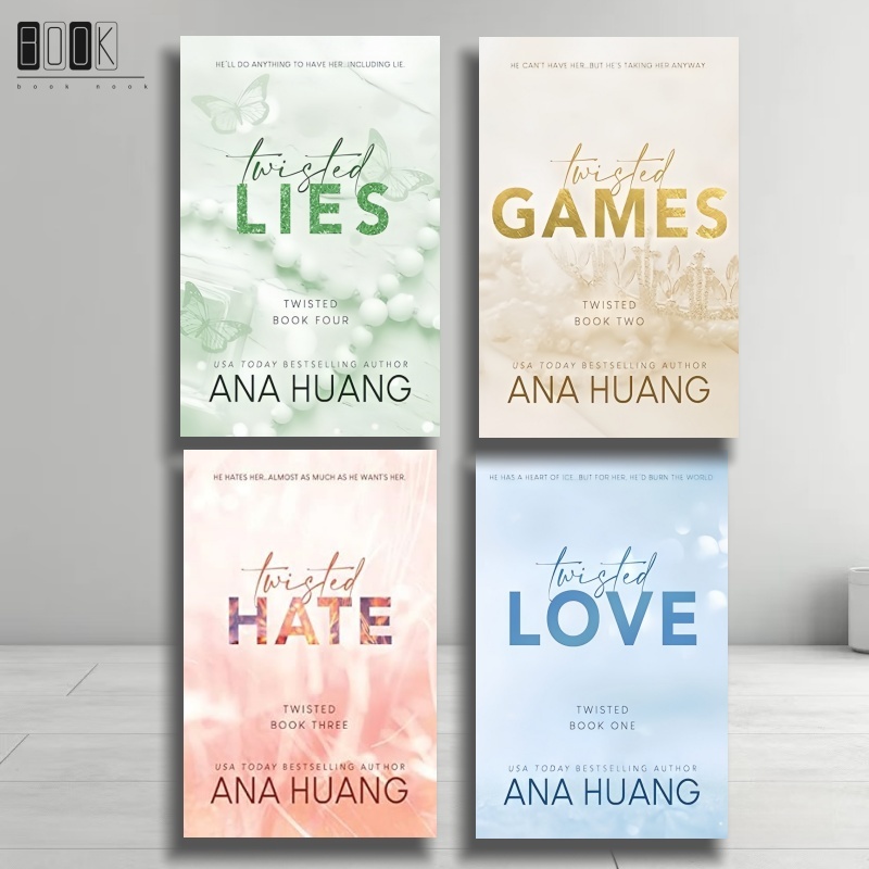 4 Books Twisted Series by Ana [Twisted Love; Twisted Games; Twisted Hate and Twisted Lies ...