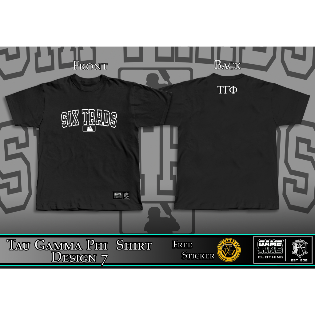 Tau Gamma Phi (DESIGN 7)with ONLY DTF PRINT | Shopee Singapore