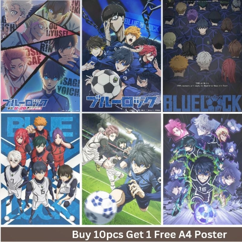 Anime Blue Lock A4 Size Wallpaper Poster Collection | Shopee Singapore
