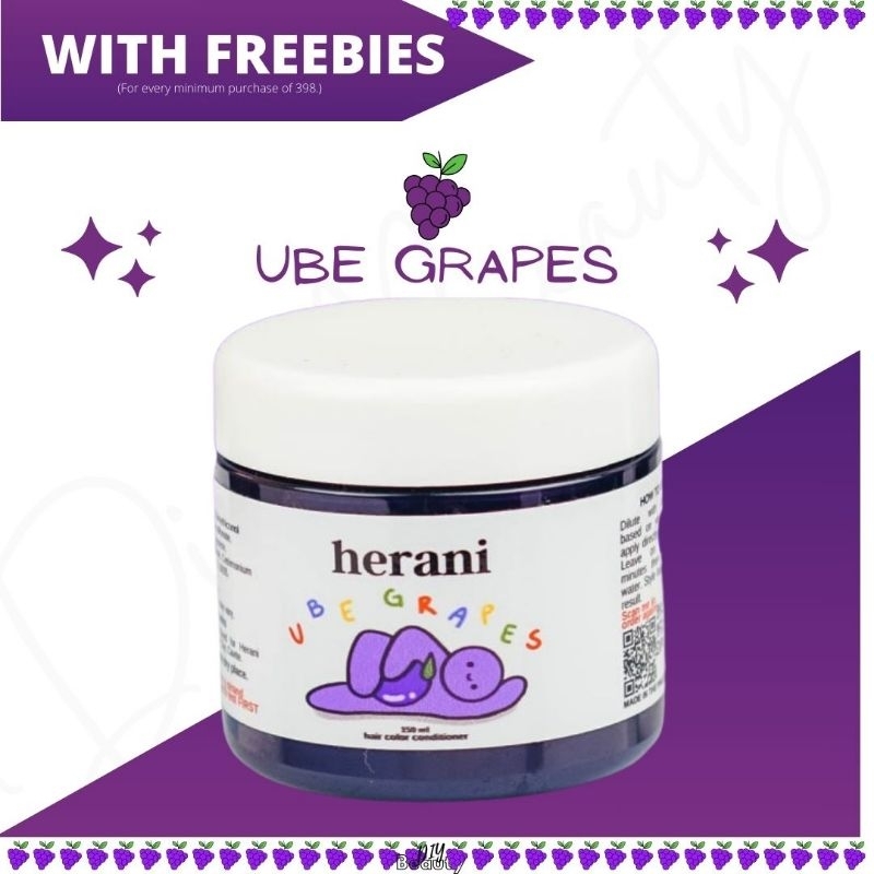 ️ Herani Ube Grapes Authentic (150ml) Semi Permanent Hair Colors w and ...