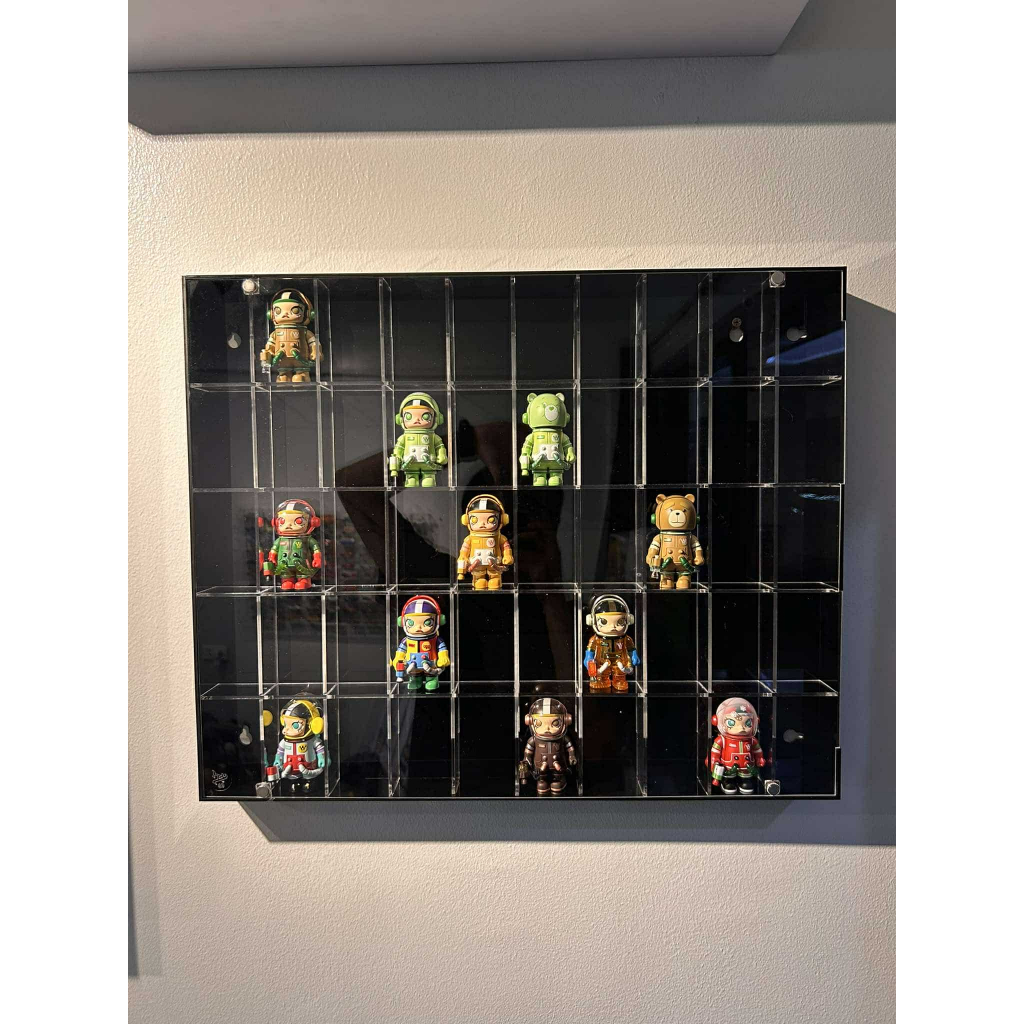space molly and wcf full acrylic display case with magentic lock door ...