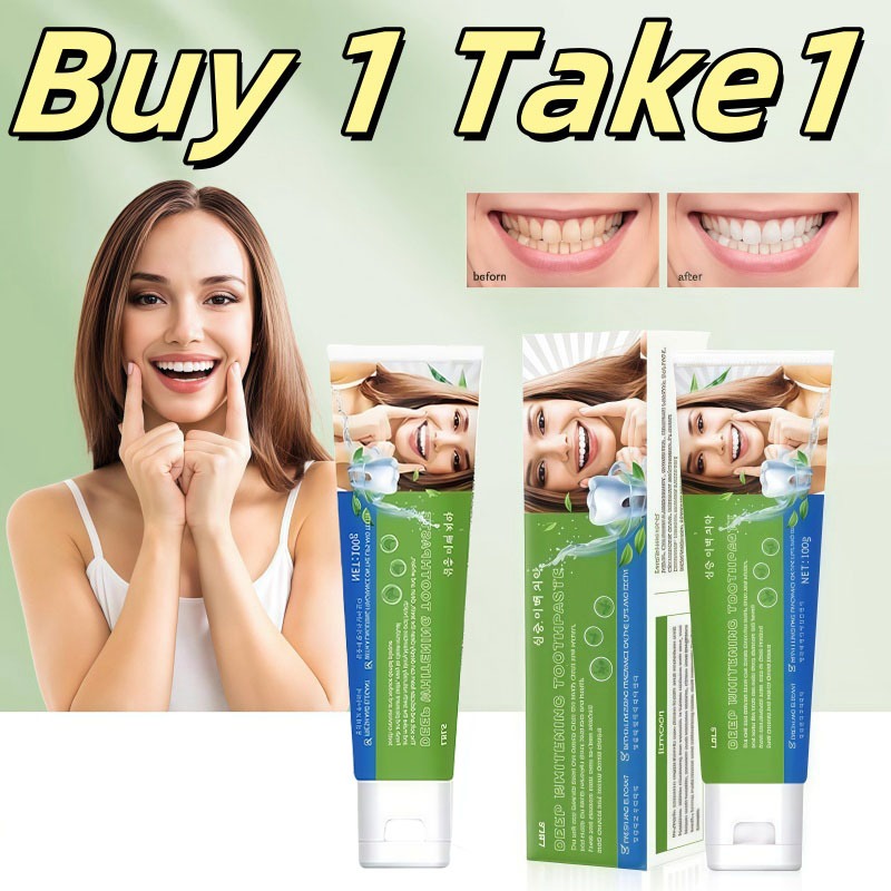 LBLS Whitening Toothpaste Deep Prevent Cavities Improve Yellow Teeth ...