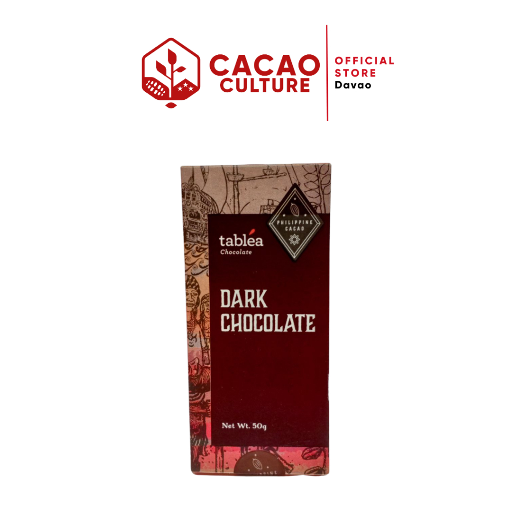 Tablea Chocolate - Dark Chocolate 50g | Shopee Singapore