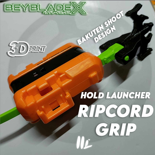 [Beyblade X] Hold Launcher RIPCORD GRIP BAKUTEN SHOOT dragon Design ...