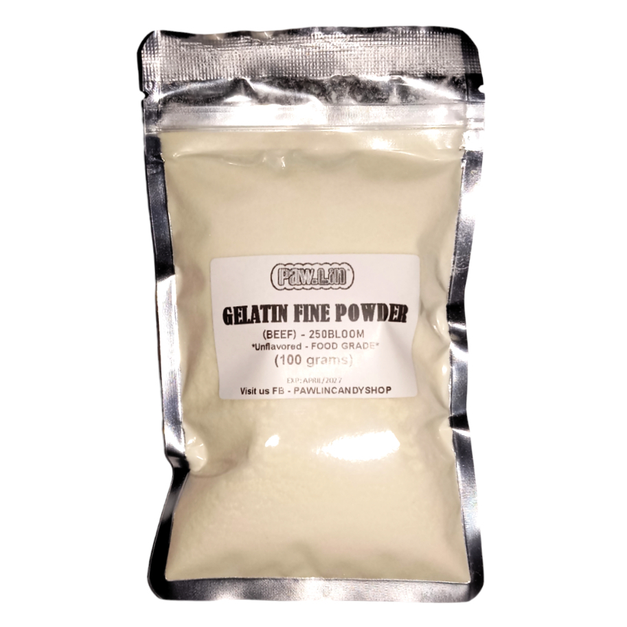BEEF GELATIN CLEAR FINE POWDER 250BLOOM - Food Grade (available in 100 ...