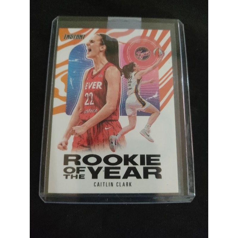 2024 Panini Caitlin Clark Rookie of the Year Rookie Card RC | Shopee ...