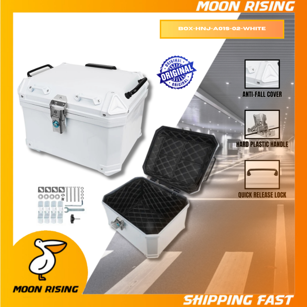 HNJ Box A01-S 45L Top box Motor With Base Plate Givi Box For Motorcycle ...