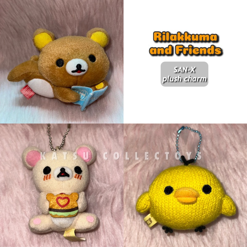 San-X Rilakkuma Characters Plush Charm | Shopee Singapore