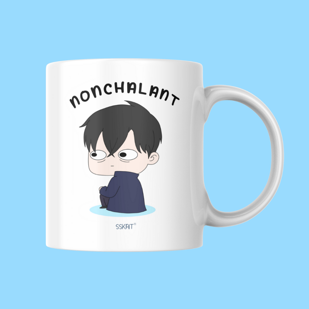 SSKAIT Solo Leveling Jinwoo Nonchalant Funny Mood Anime Mug | Shopee ...