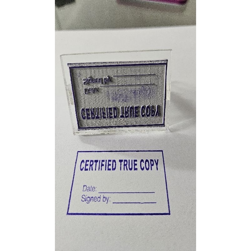 Certified True Copy Stamp | Shopee Singapore