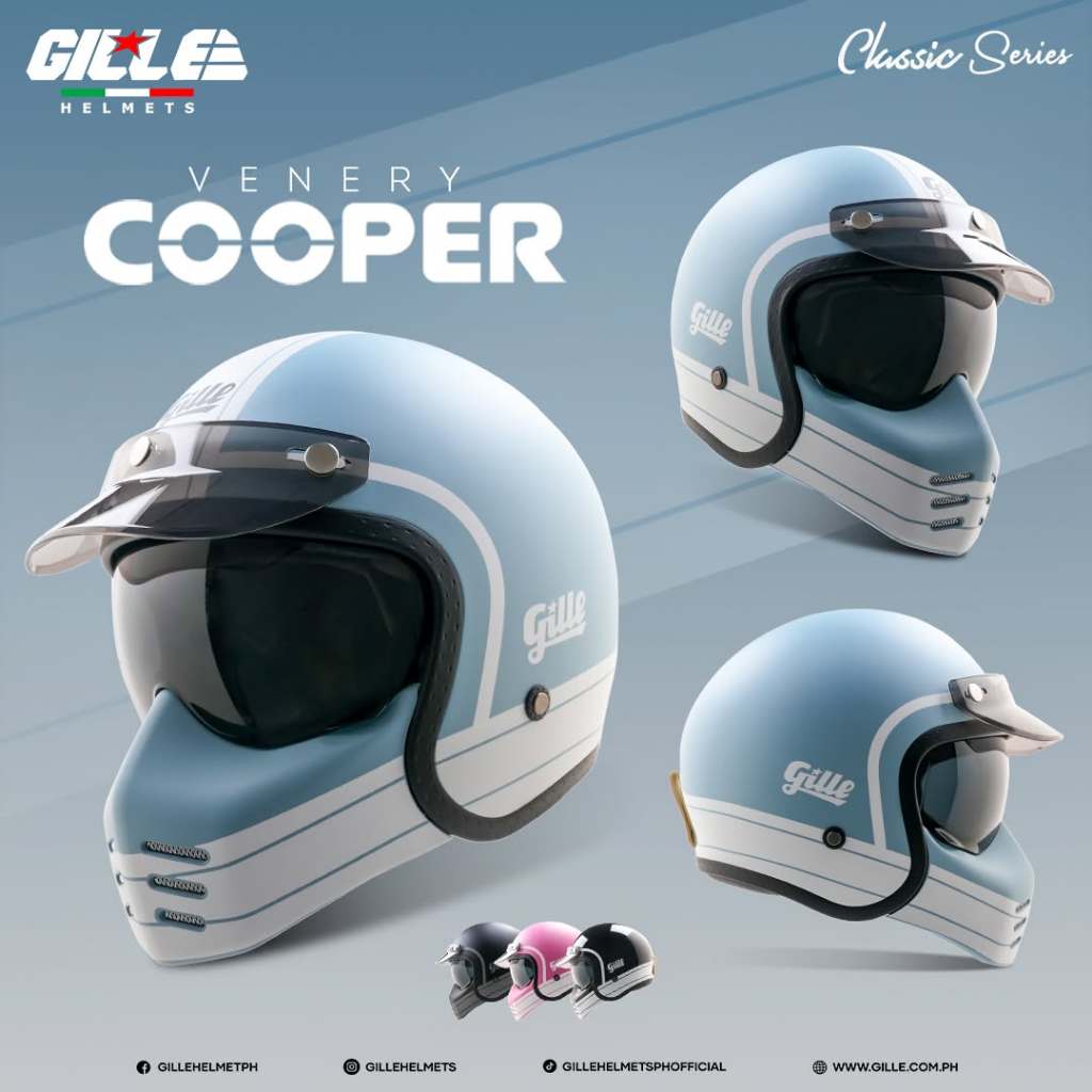 GILLE OP12 Venery Copper Convertible Full Face Single Visor Motorcycle ...