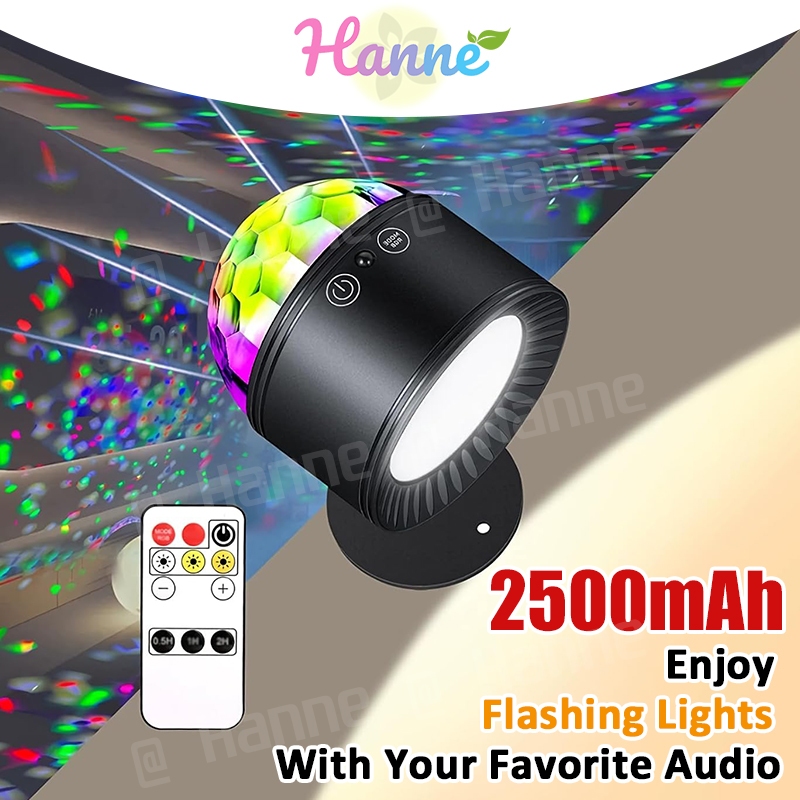 HANNE Double Head LED Wall Light,Spot Light,Rechargeable Night Light ...