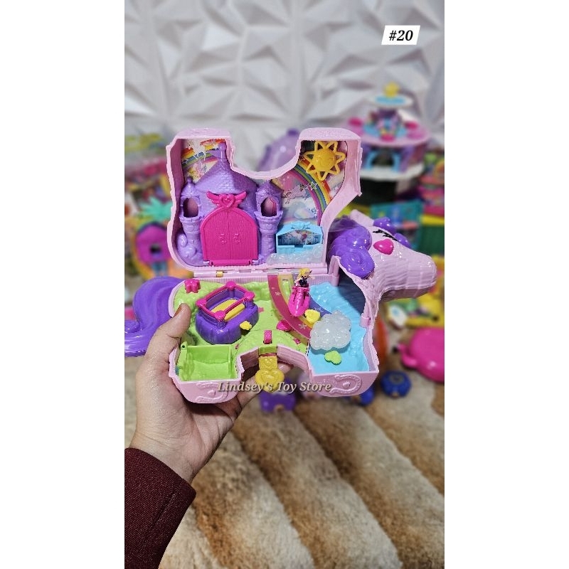 Polly Pocket Compact 20 without wings, with micro doll | Shopee Singapore