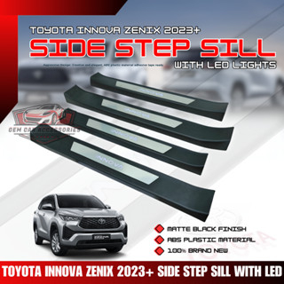 GCAO TOYOTA INNOVA ZENIX 2023+ SIDE STEP SILL WITH LED (11559) | Shopee ...