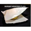 PLAIN BURGER WRAPPER, 100 pcs per pack | Shopee Singapore