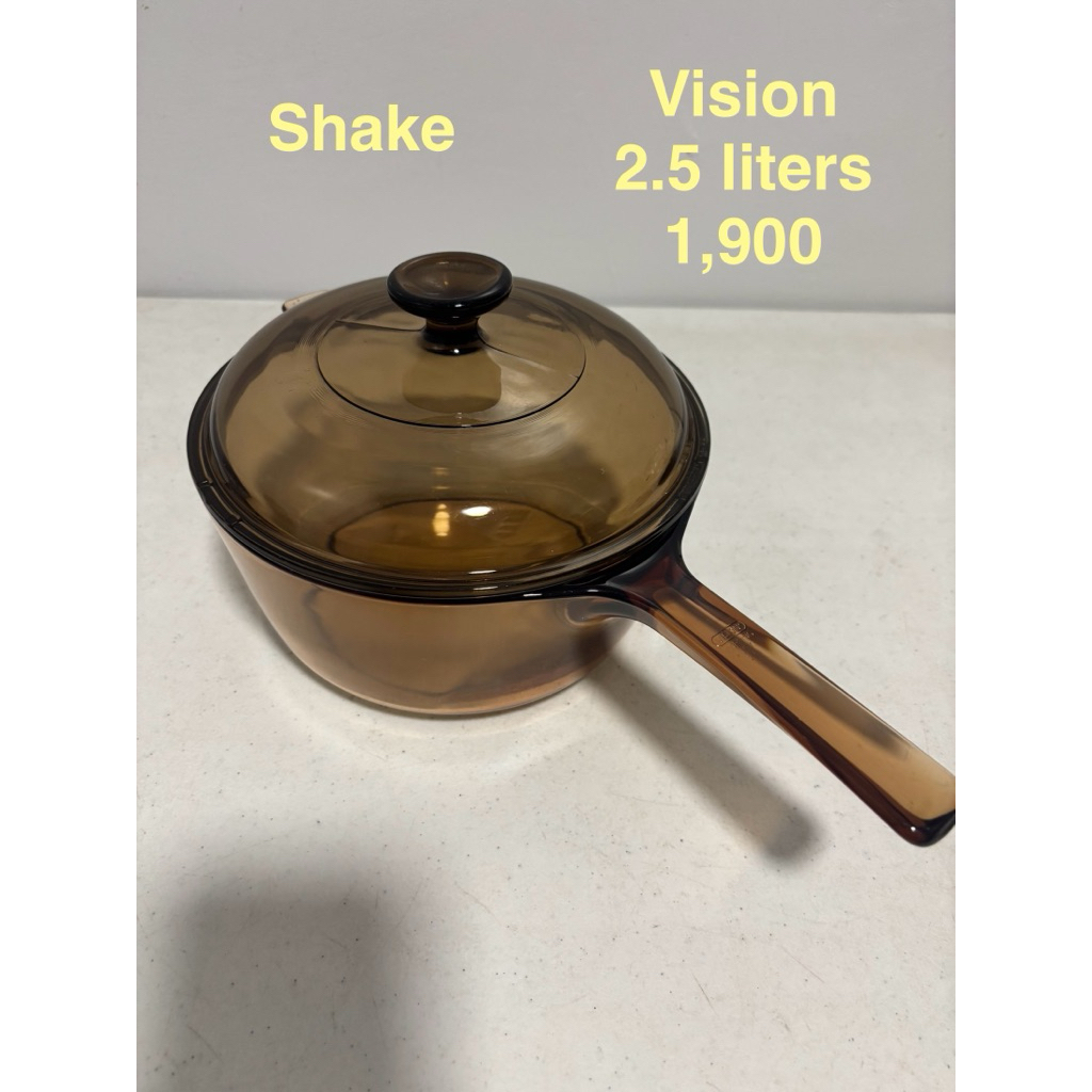 vision cookware 2.5 liters (shake) | Shopee Singapore