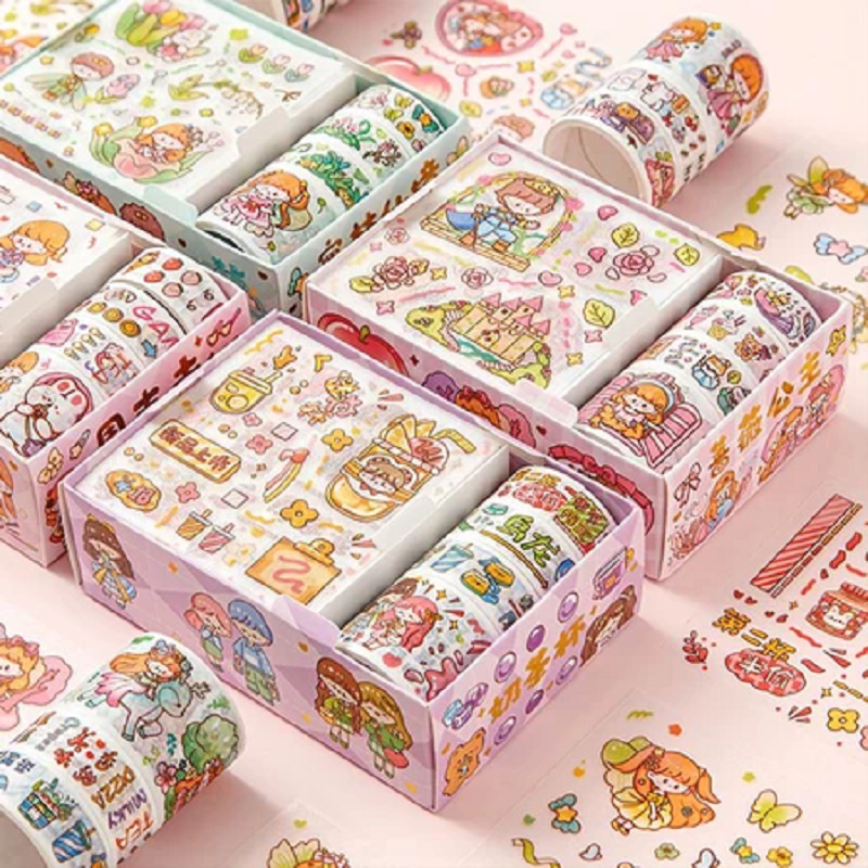 Cartoon Cartoon Stickers Cute Handbook Stickers Gift BoxSet Film ...