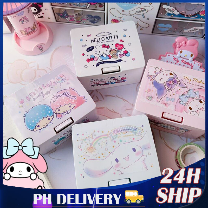 Sanrio Kuromi Flip Top Organiser with Snap Lid Desktop Photo Card ...