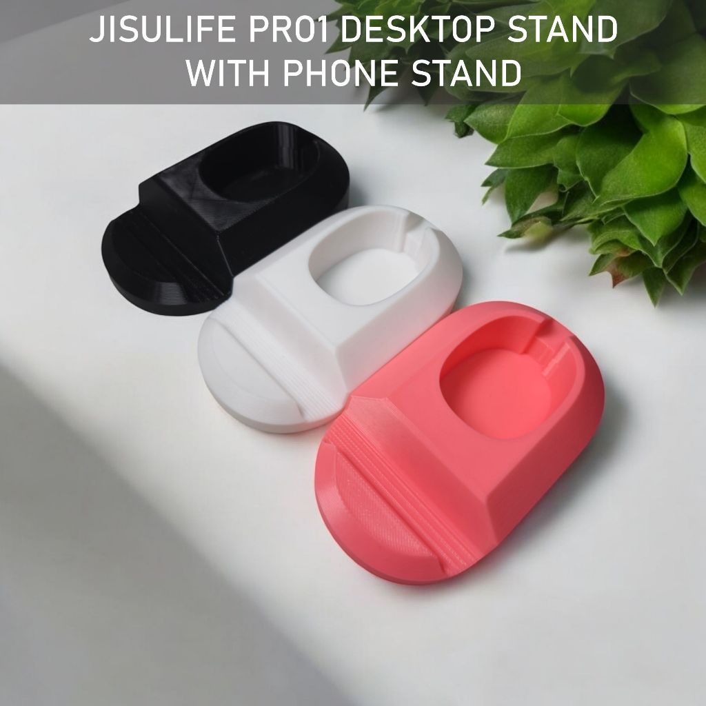 JISULIFE PRO1/PRO1S DESKTOP STAND WITH PHONE STAND , 3D PRINTED ...