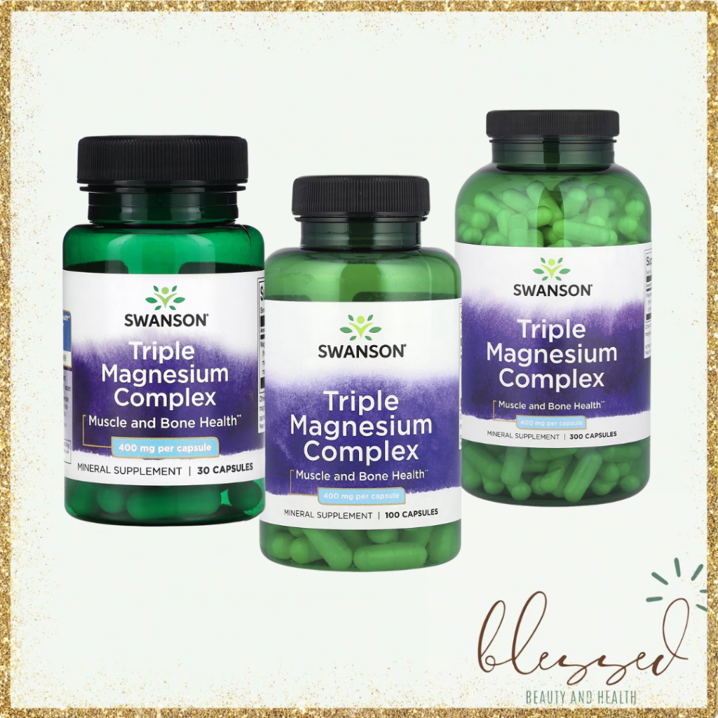 Swanson, Triple Magnesium Complex, 400 mg | Shopee Singapore