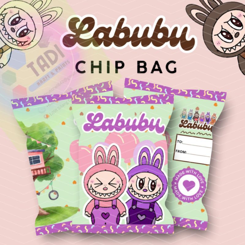 LABUBU MONSTER CUTE CHIP BAGS | Shopee Singapore