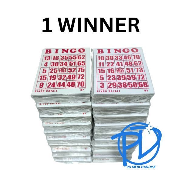 Bingo Set 1 Winner Set Assorted Color Barangayan Fiesta Celebration ...