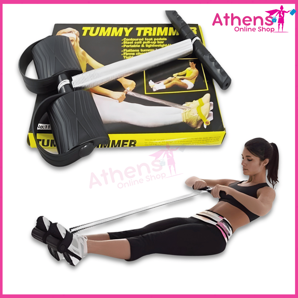 Sit Up Equipment, Pull up Rope Spring Tension Foot Pedal, Tummy Trimmer ...