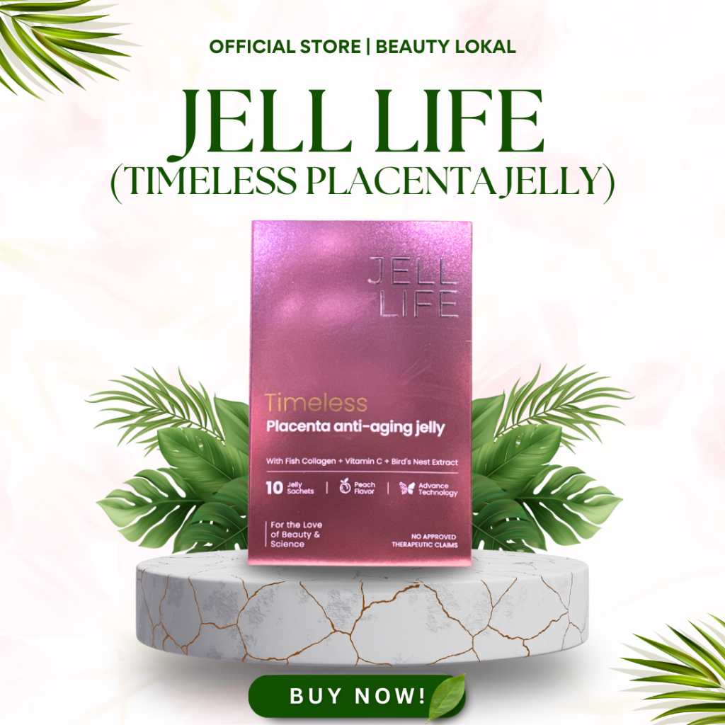 Jell Life Timeless Placenta Anti-Aging Jelly Peach Flavor 10sachet/Box ...